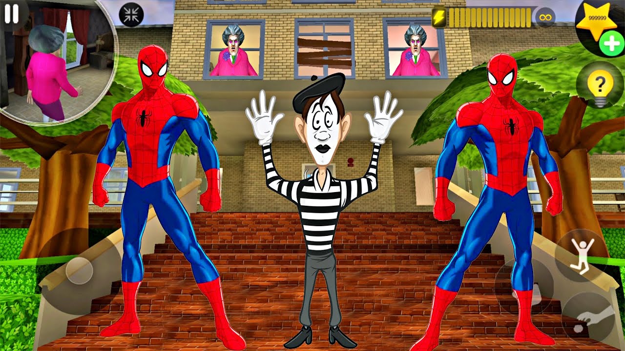 Spider-man Save Mime New Levels in Scary Teacher 3D Troll Miss T ...