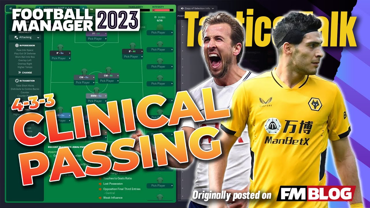 433 Clinical Passing | Tactics Talk | Football Manager 2023 - YouTube