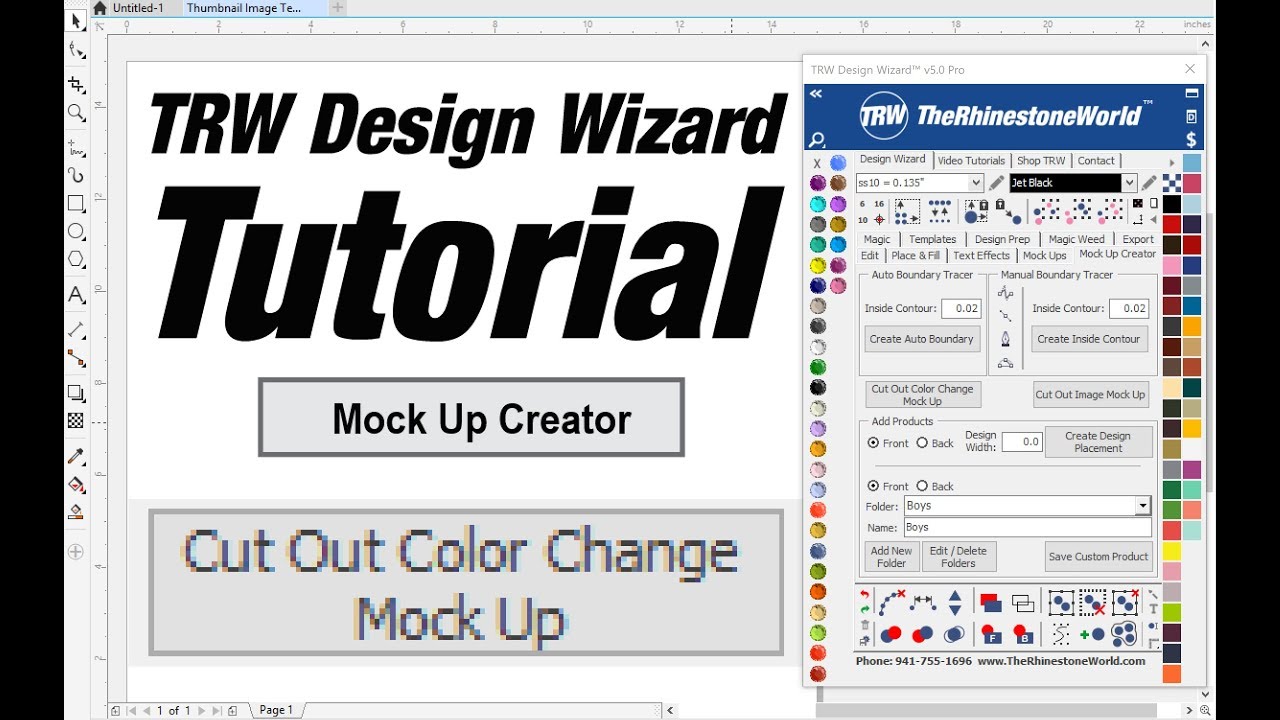 Mock Up Creator | Create Auto Boundary Color Change Mock | TRW Design ...