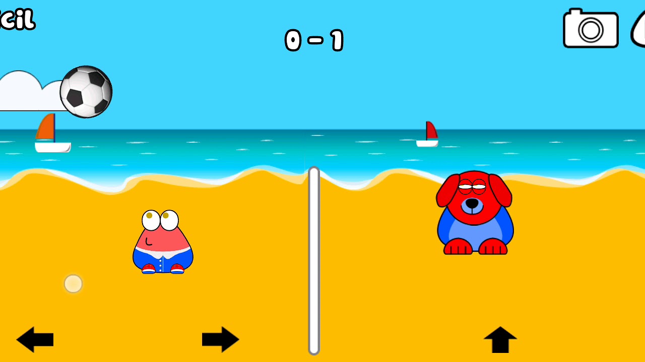 Beach Volley- Pou Gameplay - YouTube