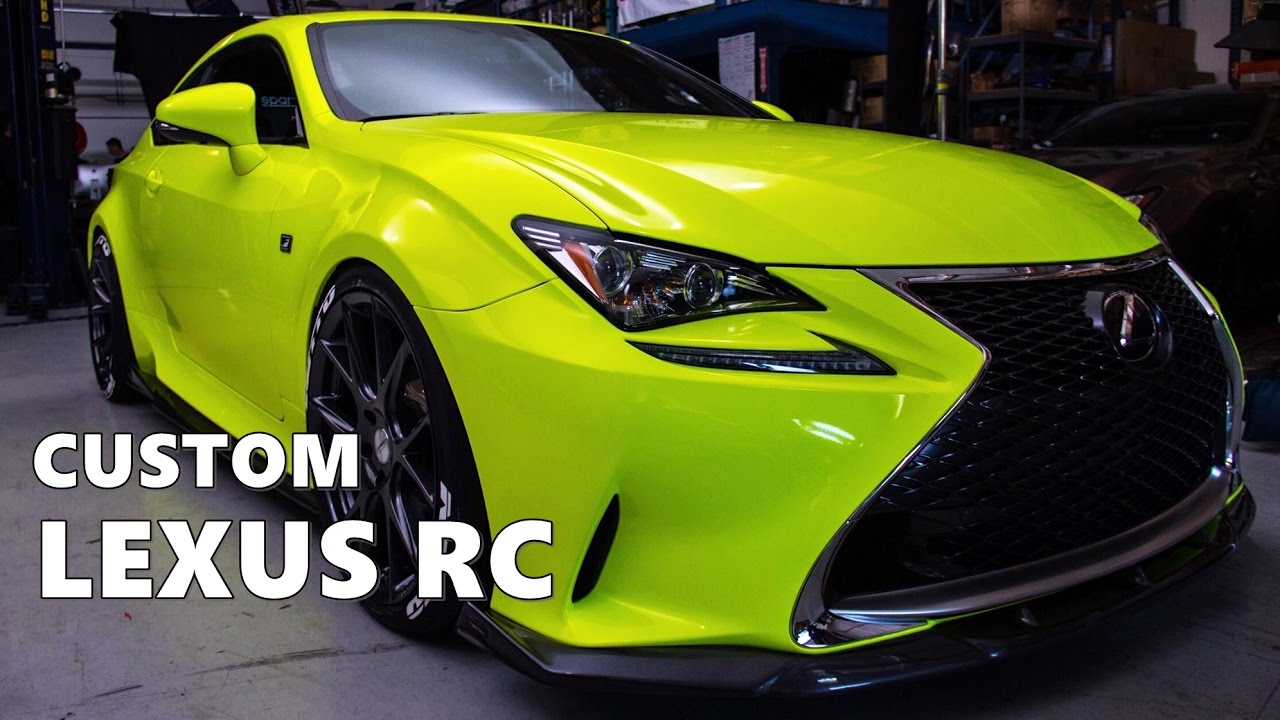 Fan-Designed Custom Lexus RC - The Build - YouTube