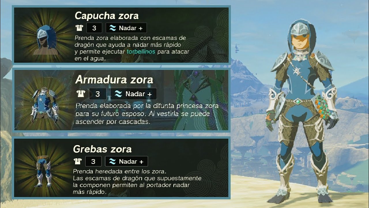 Cómo Conseguir El Conjunto Zora - Tears Of The Kingdom ( TLOZ ) - YouTube