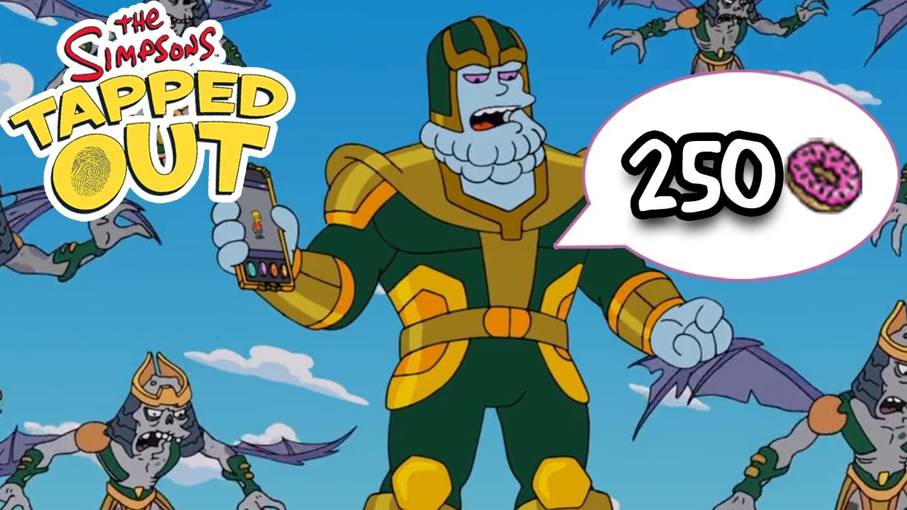 The Simpsons: Tapped Out - Chinnos - 250 Donuts (Limited Time) - YouTube