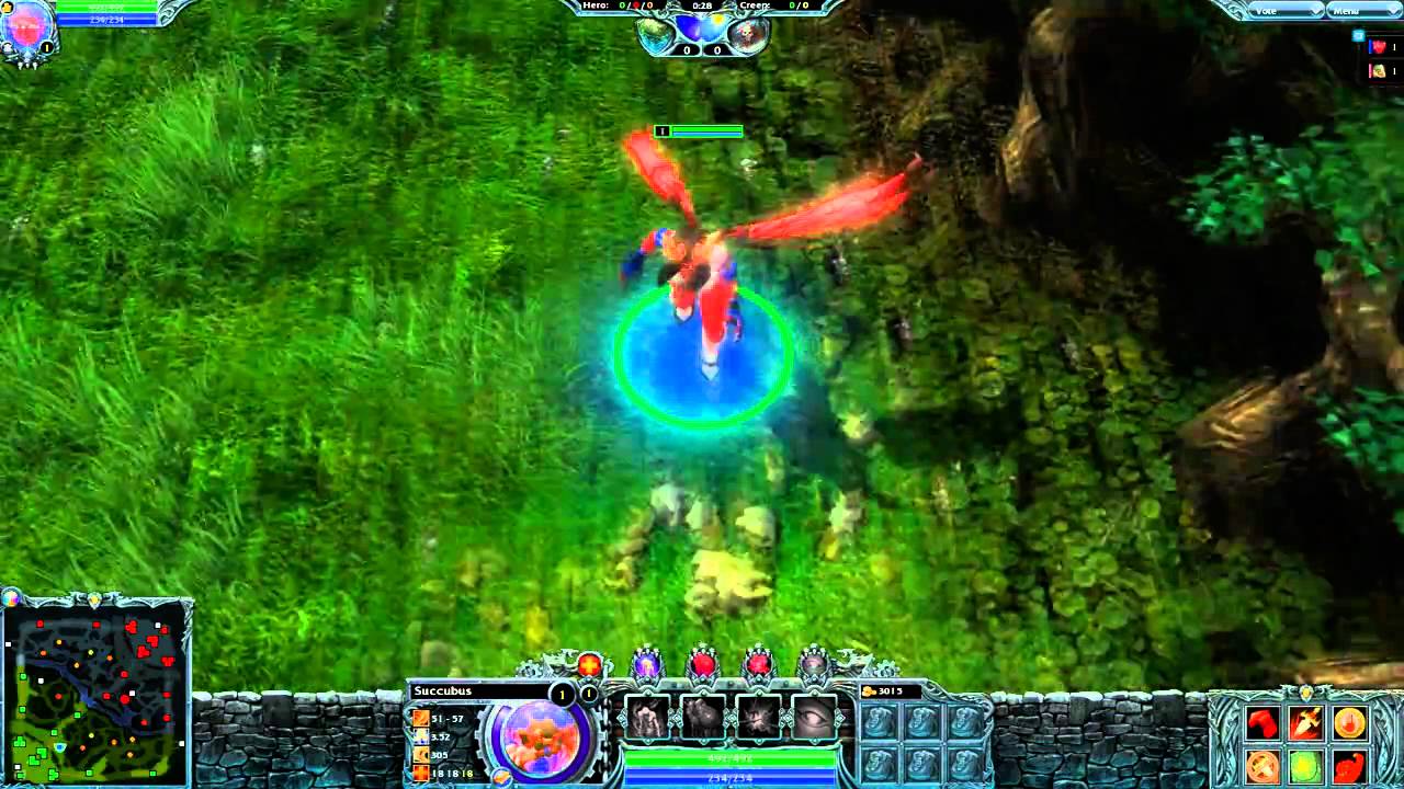 Heroes of Newerth: Naughty Succubus In-Game Skin Artwork - YouTube