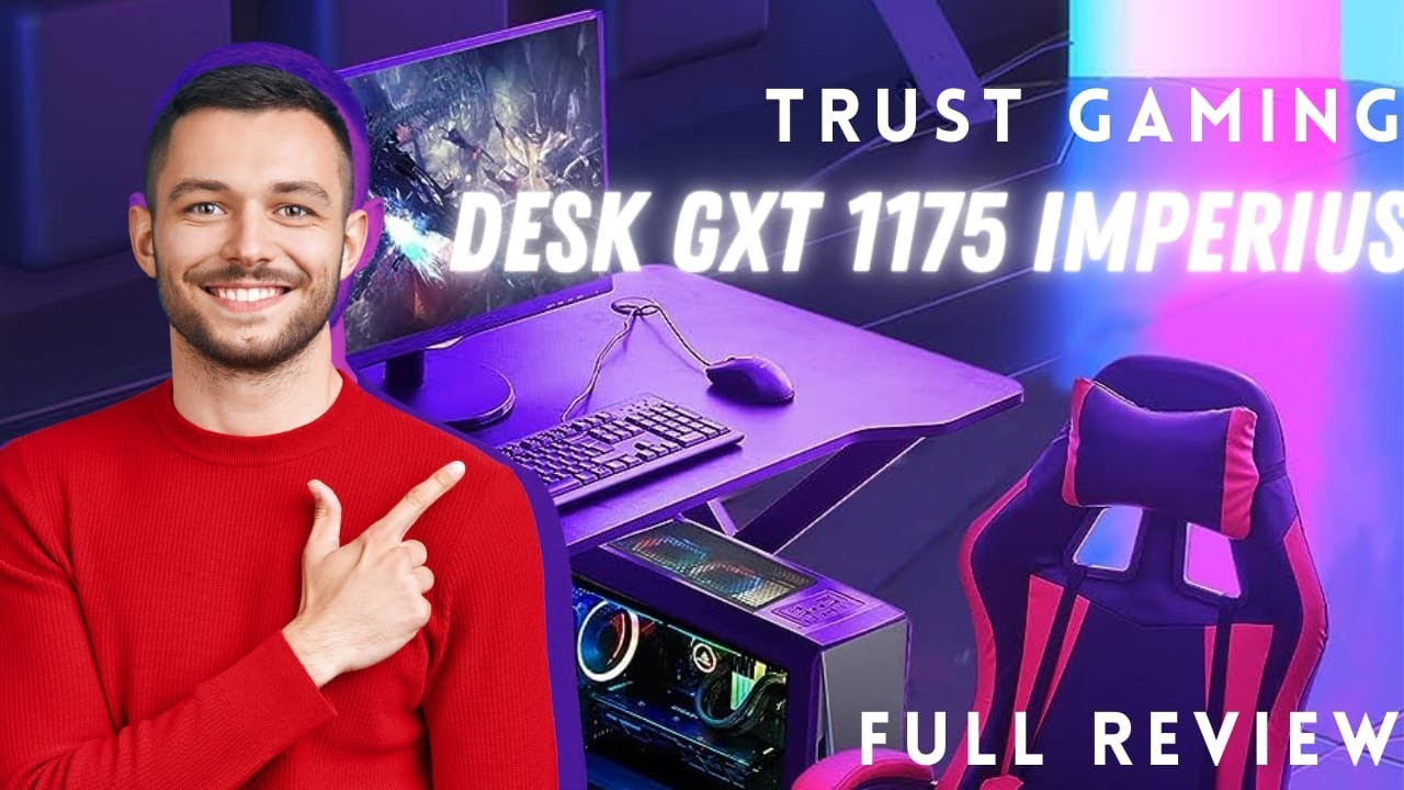 Revolutionize Your Gaming Setup with Trust GXT 1175 Imperius Desk ...