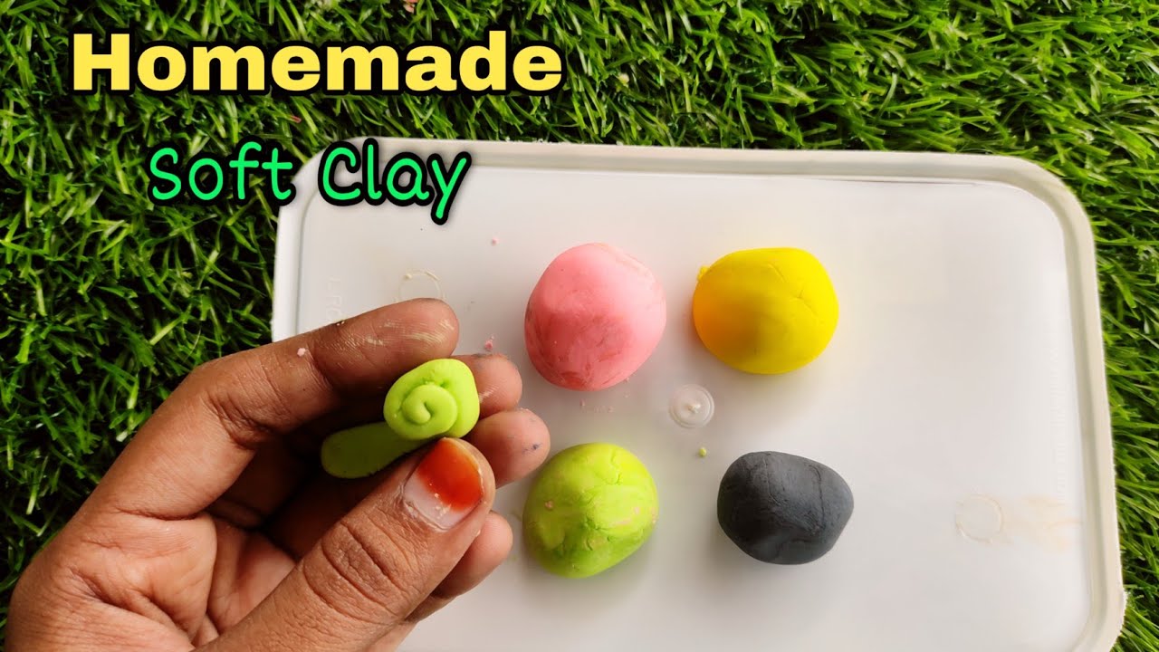 DIY Homemade Soft Clay - YouTube