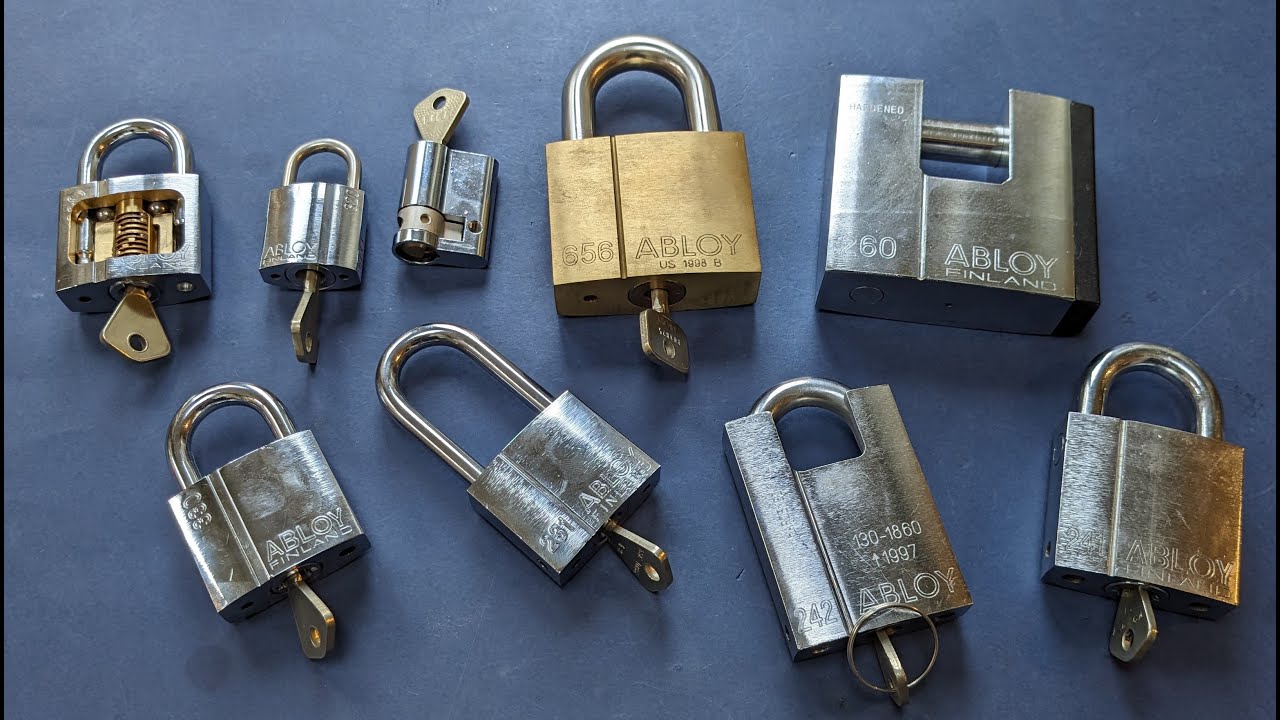 Abloy Profile - home made tools for any variation (almost) - YouTube