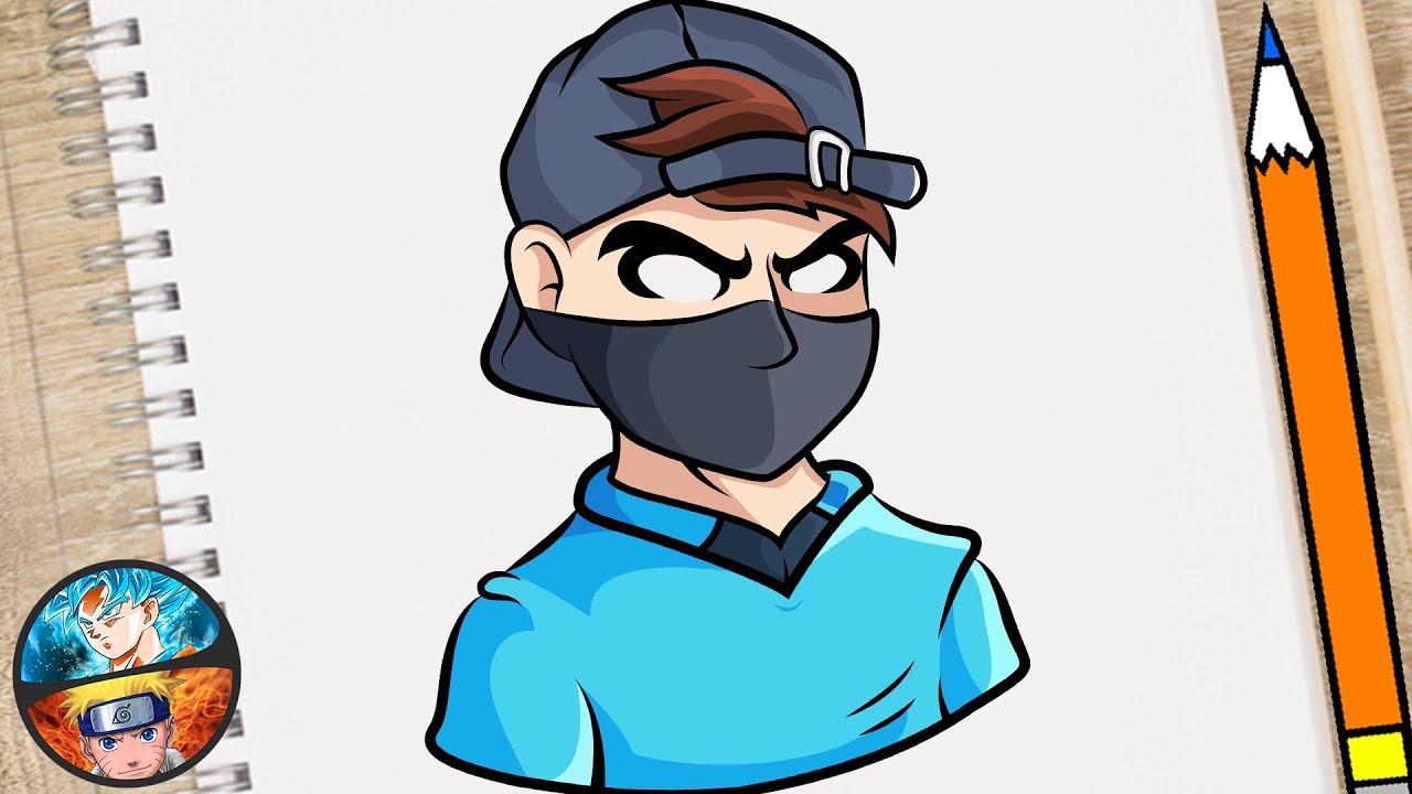 COMO DIBUJAR CARTOON DE FREE FIRE SKIN ( OJOS BLANCOS Y ENOJADOS ...