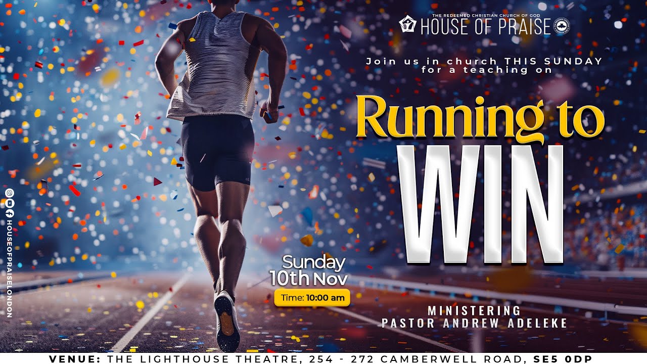 Running to Win | Andrew Adeleke | House of Praise | 10|11|2024 - YouTube