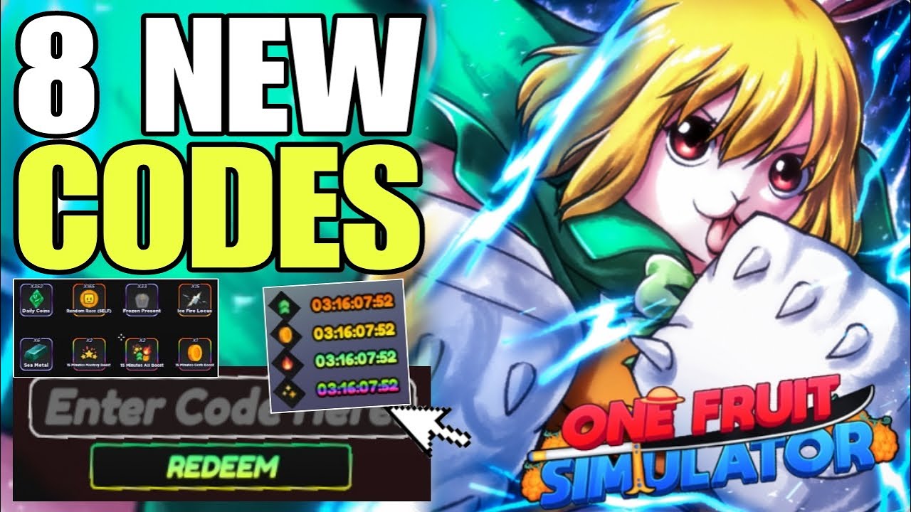 *NEW UPDATE* ONE FRUIT SIMULATOR CODES 2024 | ONE FRUIT SIMULATOR CODES ...