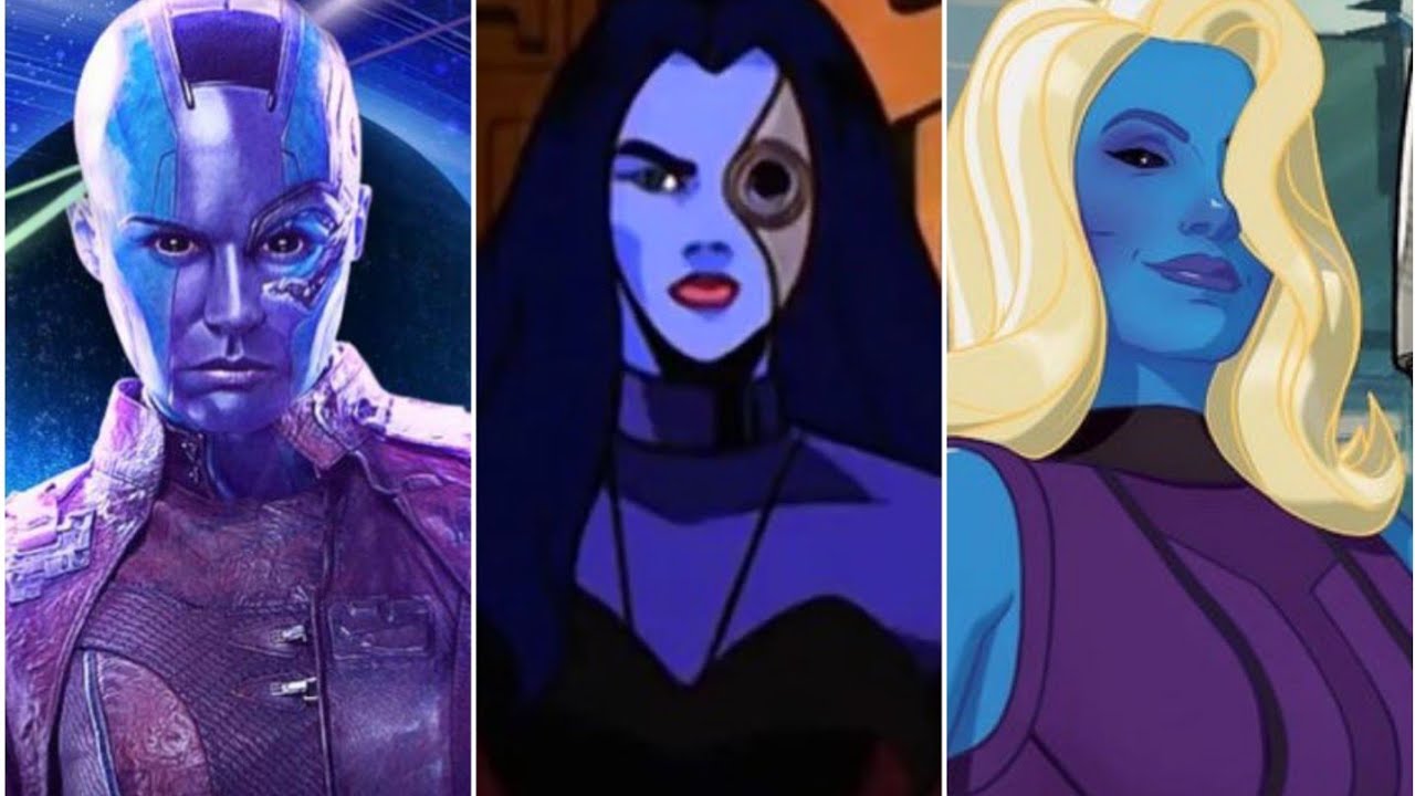 Evolution of "Nebula" in Cartoons and Movies. (Marvel Comics) (1998 ...