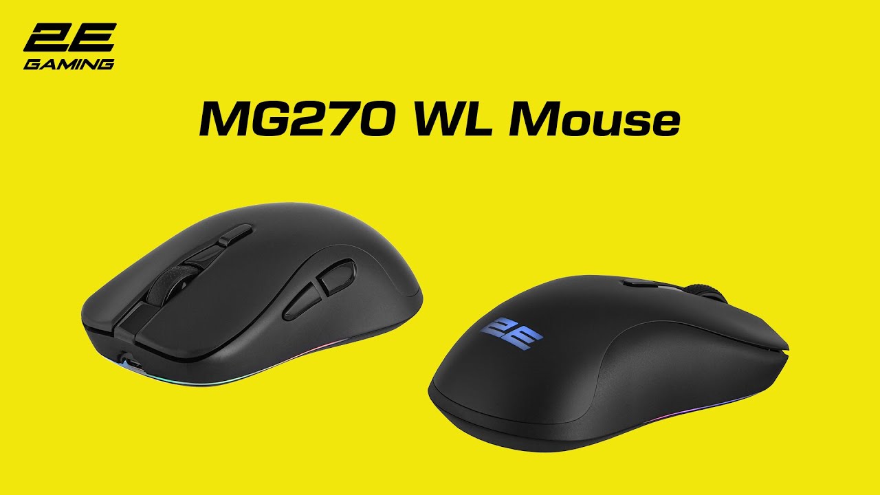 Беспроводная мышь 2E Gaming MG270 WL - YouTube