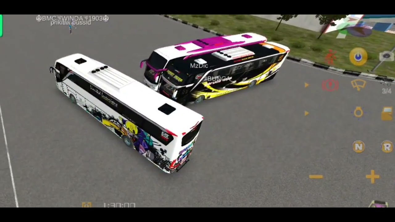 id BUNGA rusuh di room KONVOI sahur@Dikky_Bussid entah ada masalah apa ...