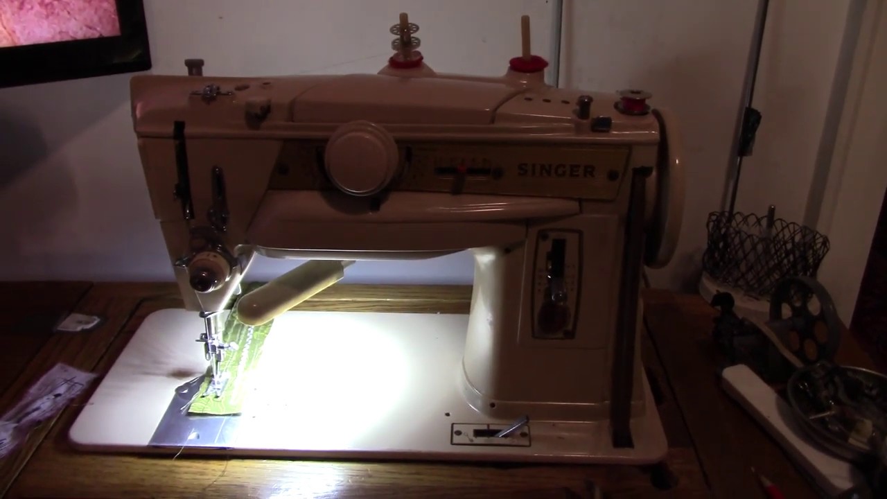 Custom Sewing Machine Reducer Version 2 and Singer 411G - YouTube