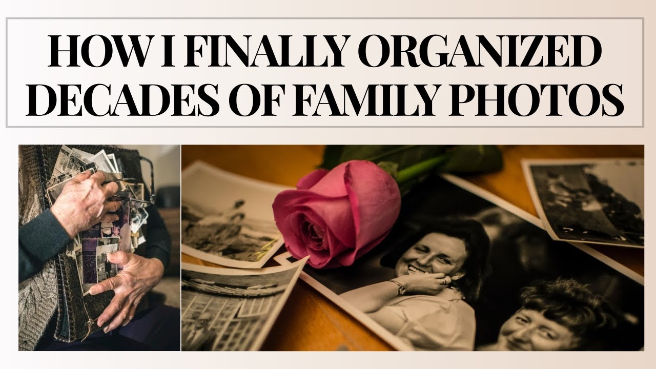 How I Finally Organized Decades of Family Photos | Genealogy Simplified ...