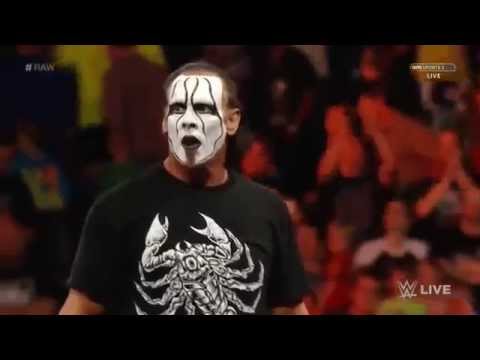 Sting & John Cena vs Seth Rollins & Big Show - WWE Raw September 14 2015