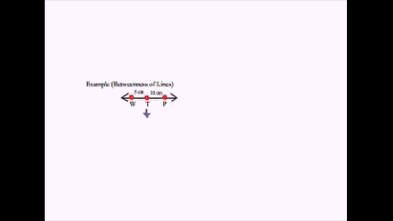 Betweeness of Points - YouTube