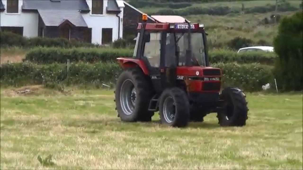 case 885 xl with cavallo spreader with scoob the dog - YouTube