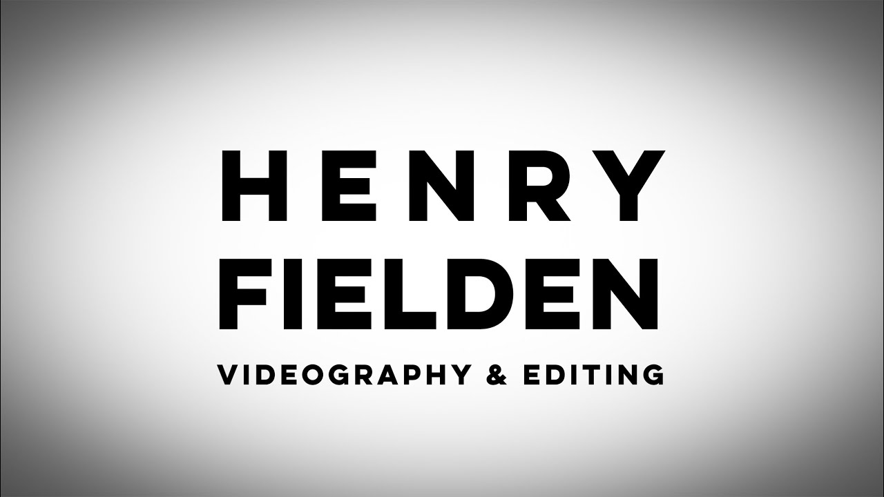 Videography Demo Reel - Henry Fielden - YouTube