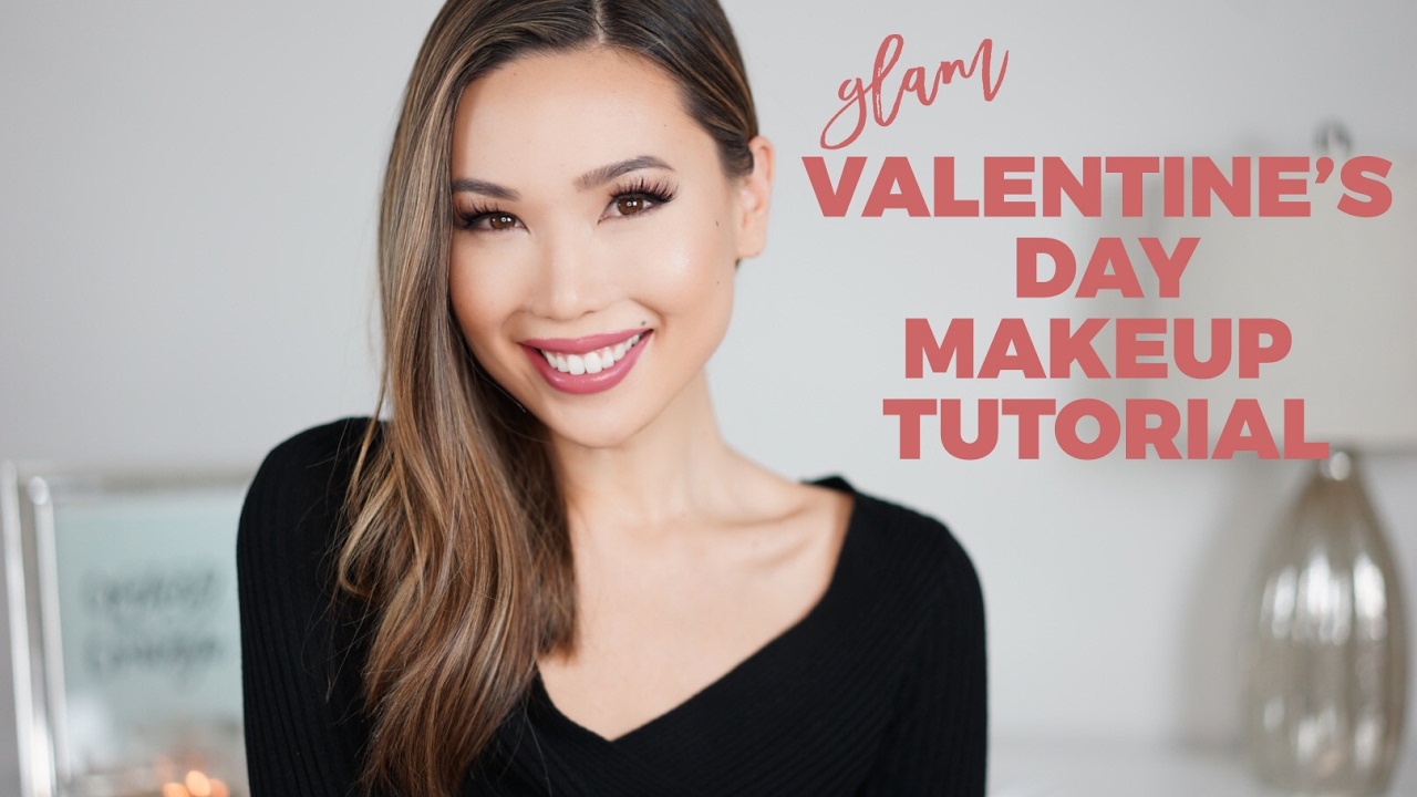 Valentine's Day Makeup Tutorial - YouTube