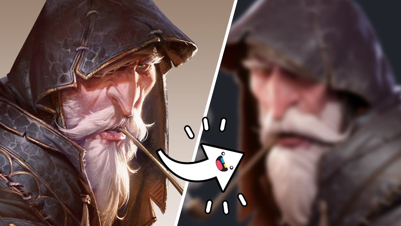 2D to 3D! Sculpting a Grumpy Wizard 🧙 From Start to Finish! 🧙 - YouTube