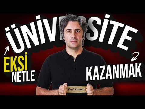 EKSİ NETLE ÜNİVERSİTE KAZANMAK?!