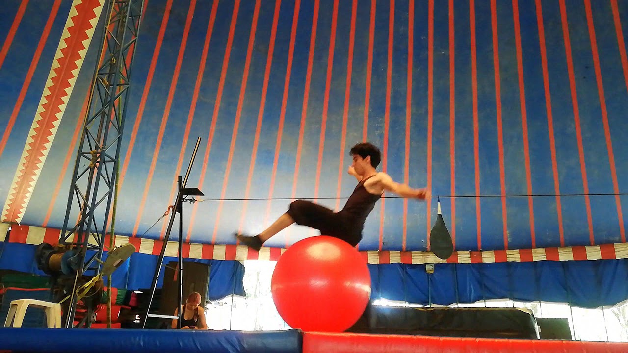 Acro ball clip - YouTube