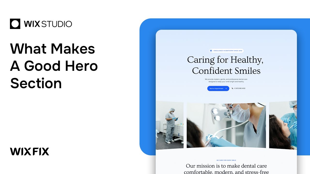 Building the Perfect Hero Section in Wix Studio - YouTube