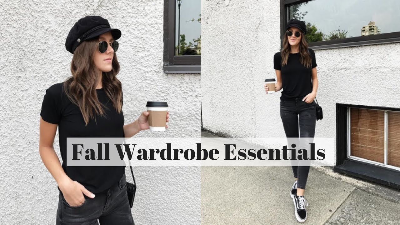 FALL WARDROBE ESSENTIALS | Emma Rose - YouTube