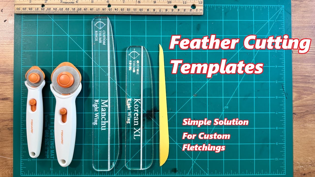 Fletching Cutting Templates - YouTube