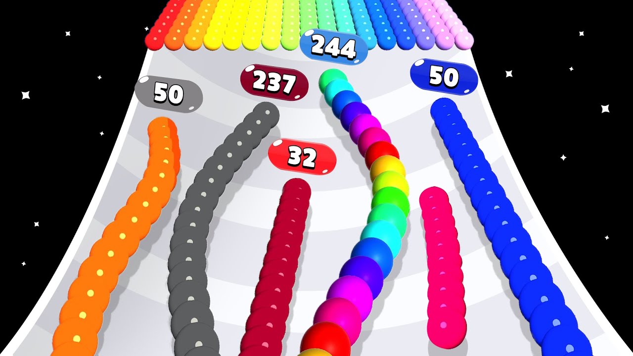 SNAKE COLORS 3D: Colorful Snake Marble - ASMR Gameplay (Max Level ...