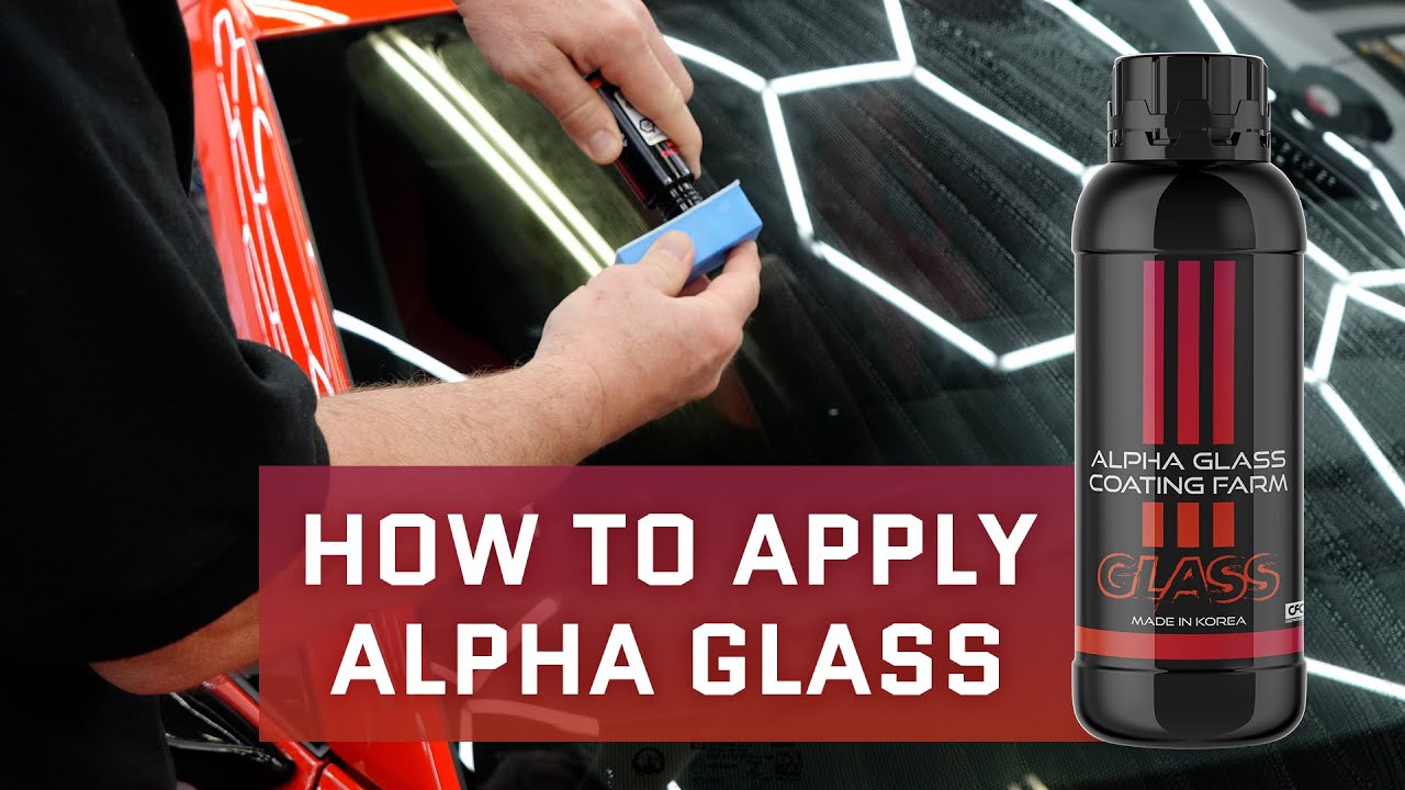 How To Apply Our Alpha Glass Coating - YouTube
