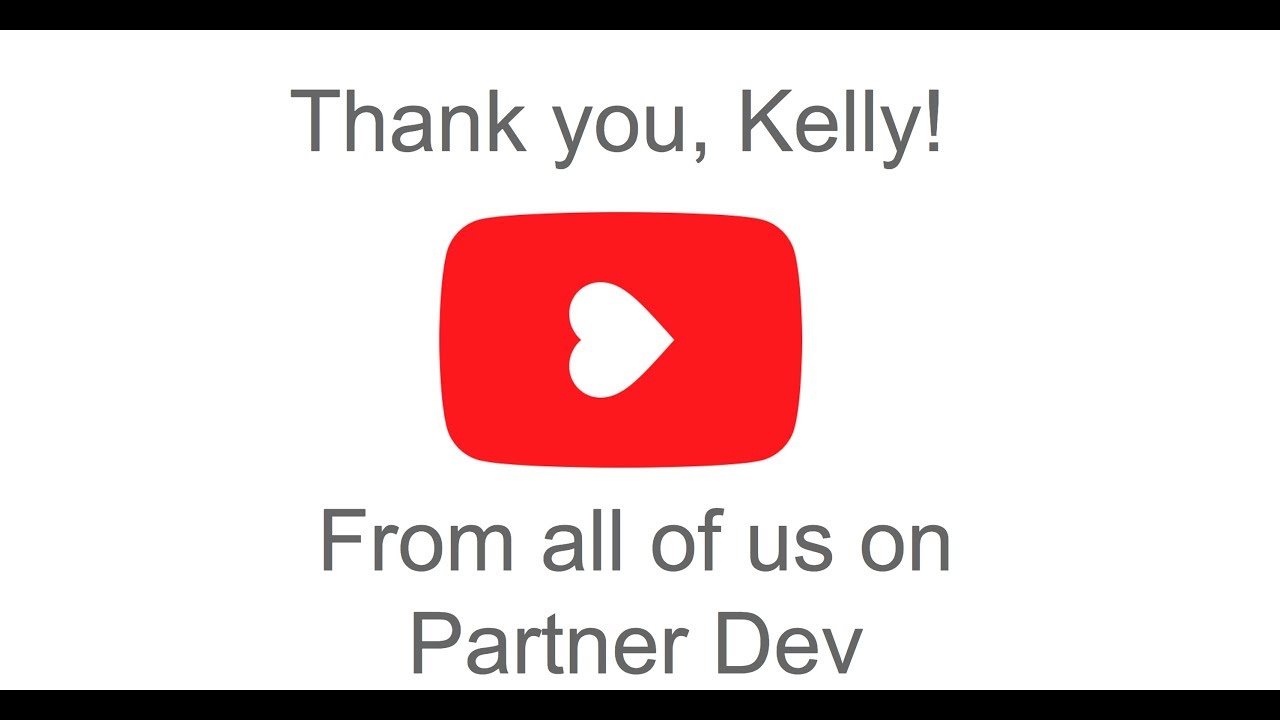 Thank you, Kelly! - YouTube