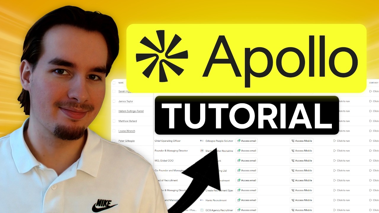 Apollo.io Beginner Tutorial 2026 (Find Leads easily) - YouTube