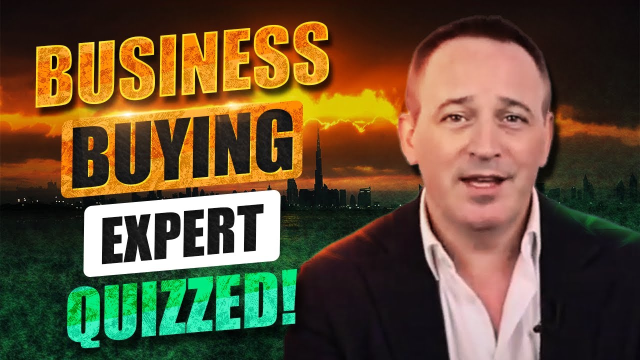 Business Buying Expert Quizzed! | Jonathan Jay | 2025 | Dealmaker's ...