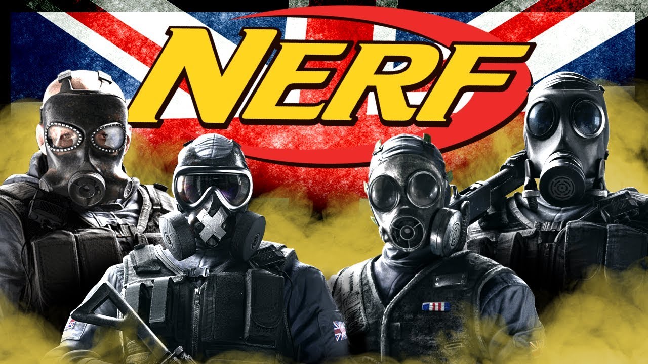Nerf S.A.S - Rainbow Six: Siege - YouTube