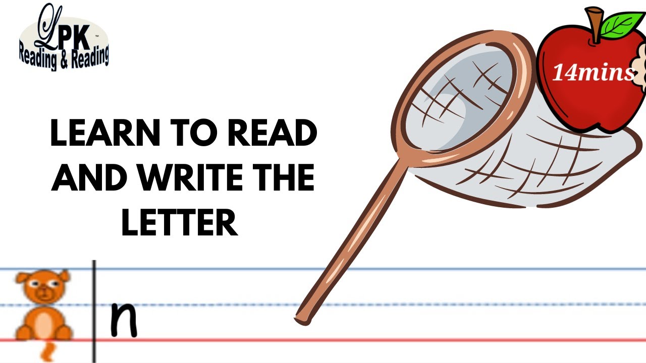 Engaging Preschooler Kids to Read and Write the Common Letter 'n'. 3-5 ...