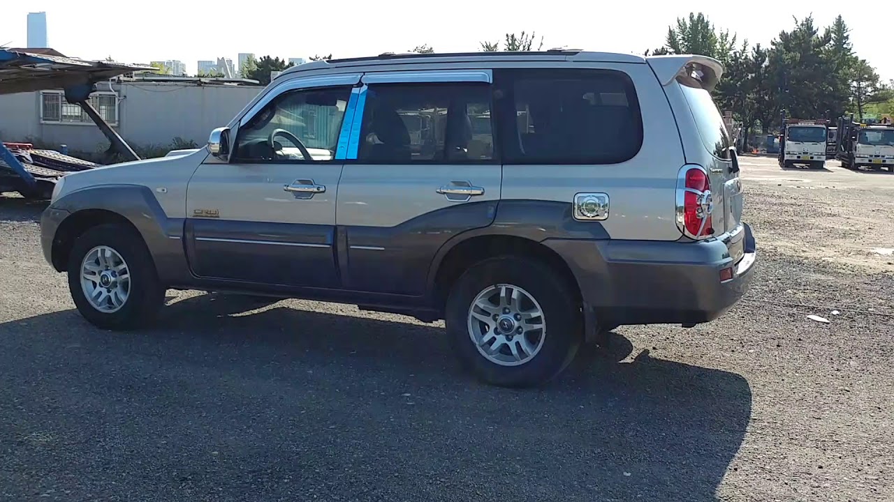 2004 Hyundai Terracan 4wd JX290 테라칸 중고차수출 - YouTube