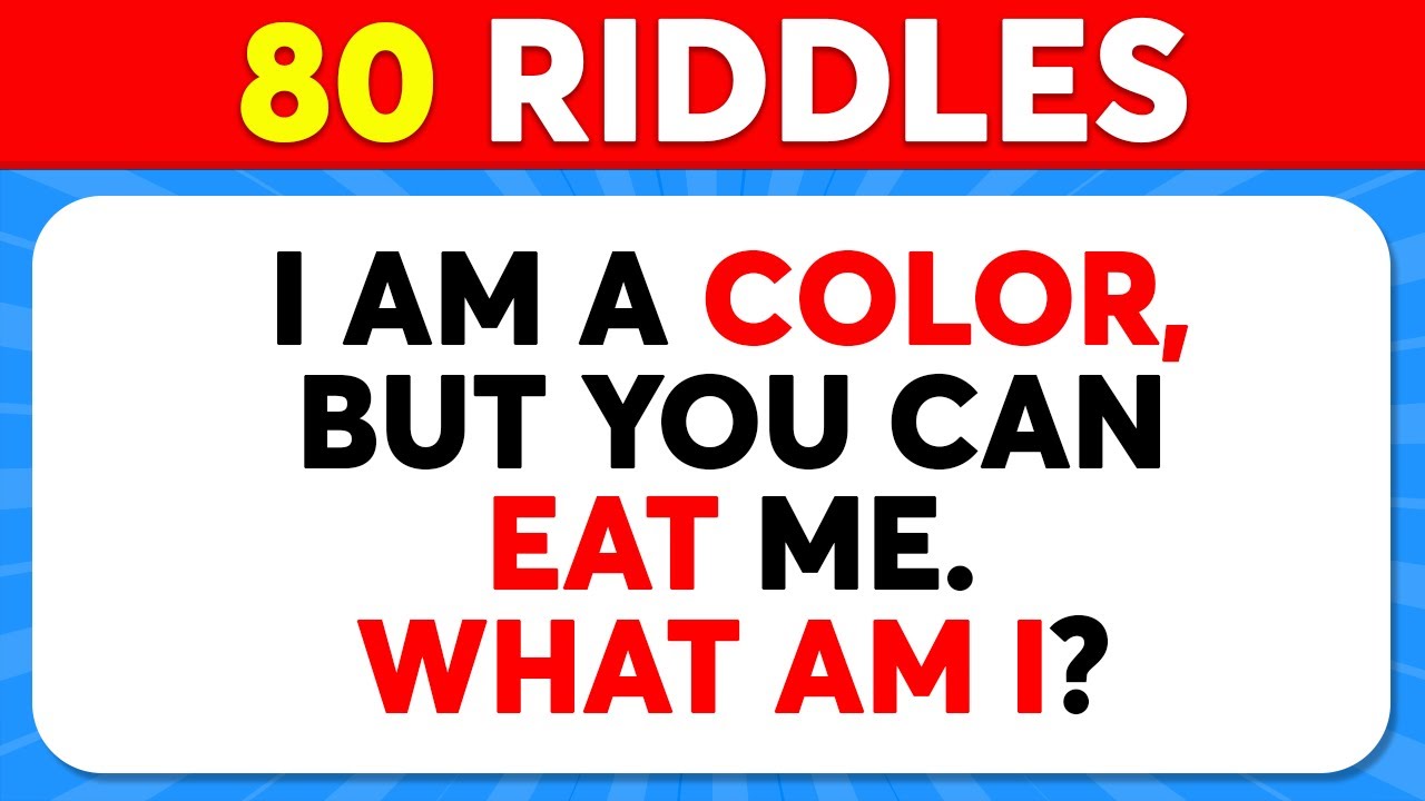 Only a Genius Can Solve These 80 Riddles 🧠 🧩 Brain Teasers & Riddle ...