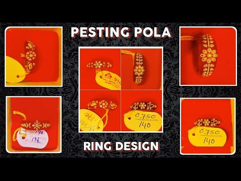 Pesting Pola Ring Design #designerjeweller #jewellerydesign - YouTube