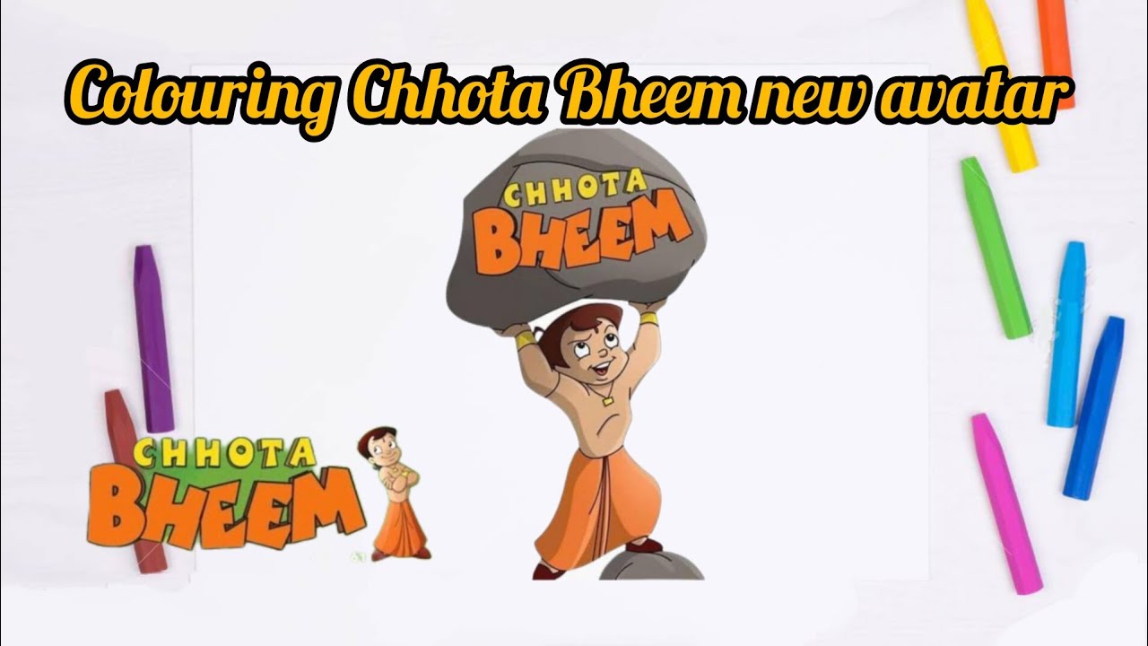 Greatest strength of Chhota Bheem Colouring | How to colour #viral # ...