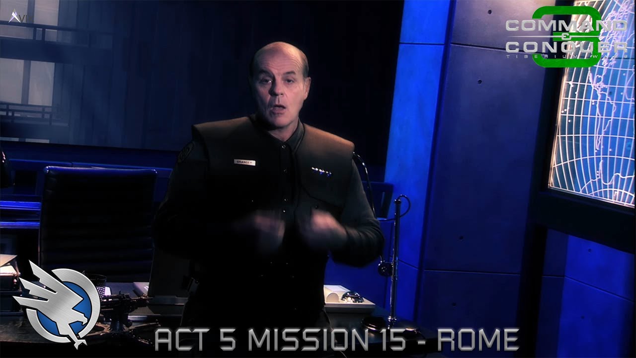 Command and Conquer 3 Tiberium Wars GDI Mission 15 - Rome - YouTube