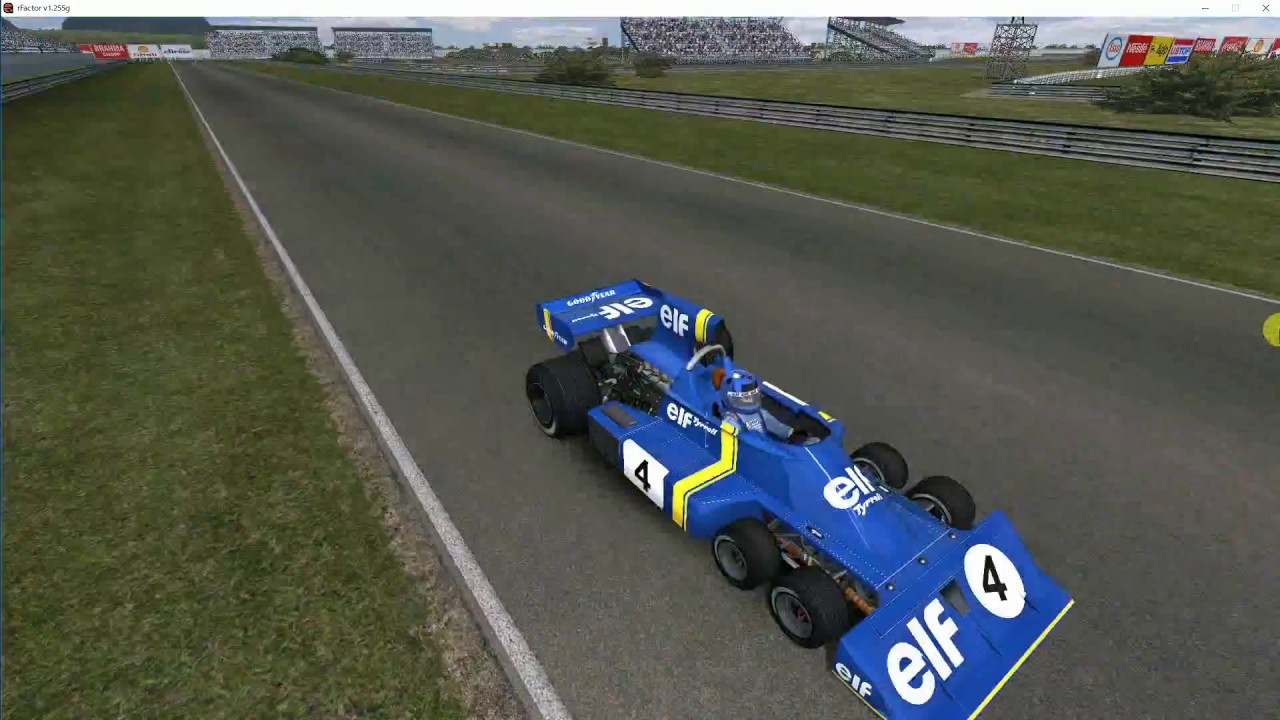 6 wheel Tyrrell P34 rFactor F1 1975 - YouTube