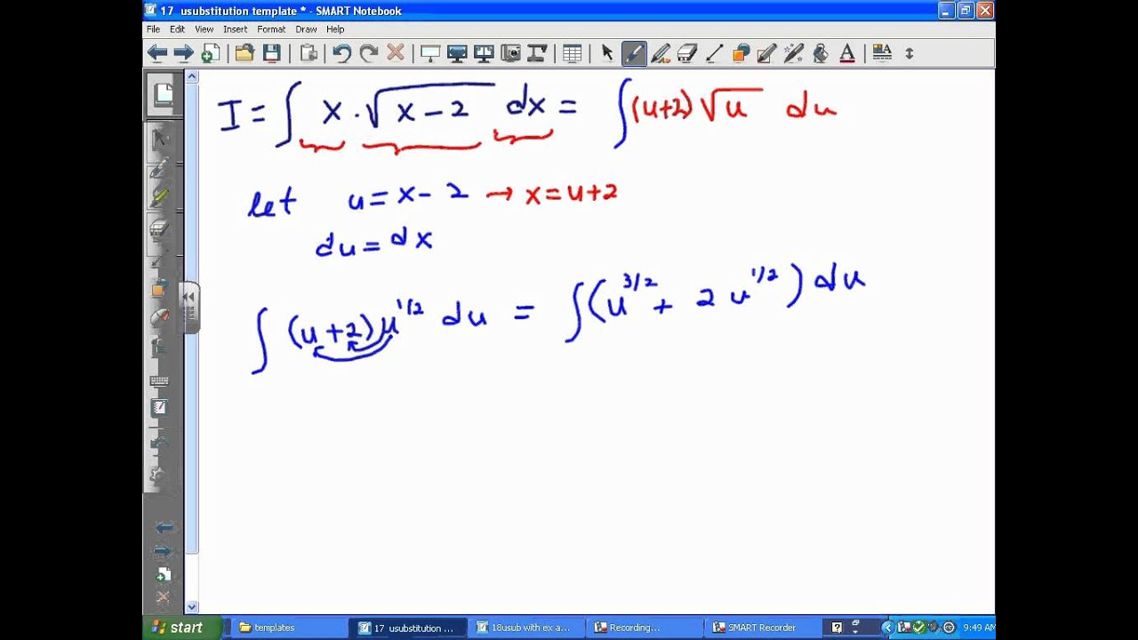 Lesson 3.3a Another U-Sub Example - YouTube