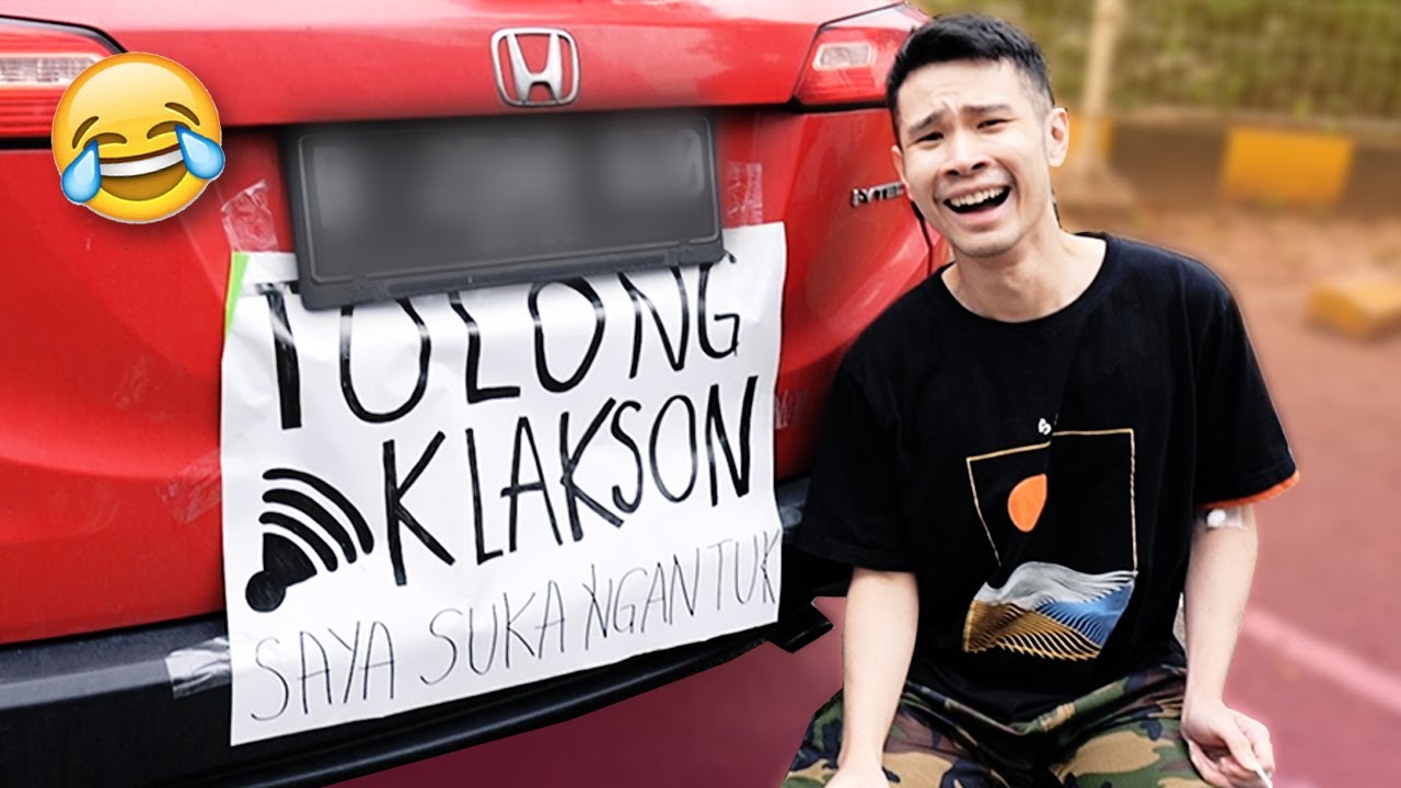 PRANK KLAKSON MOBIL KE KAKAK TERCINTA! FT. JESS NO LIMIT - YouTube