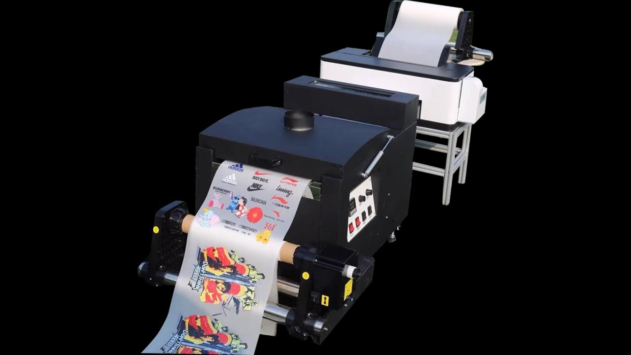 A3 DTF Printer modified based on Epson 1390 printer - YouTube