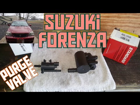 How to replace the purge solenoid/valve/evap/vapor canister Suzuki ...