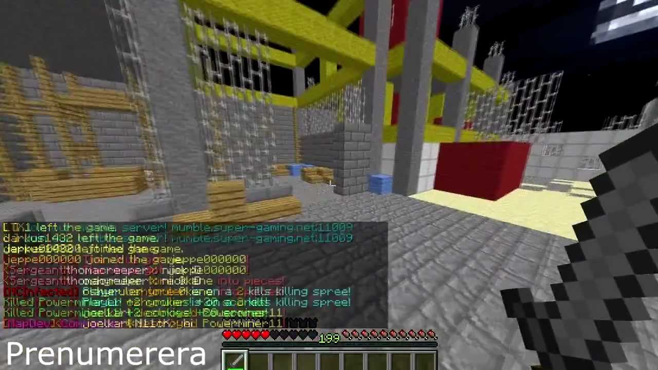 Infected på minecraft [server] (svenska) - YouTube