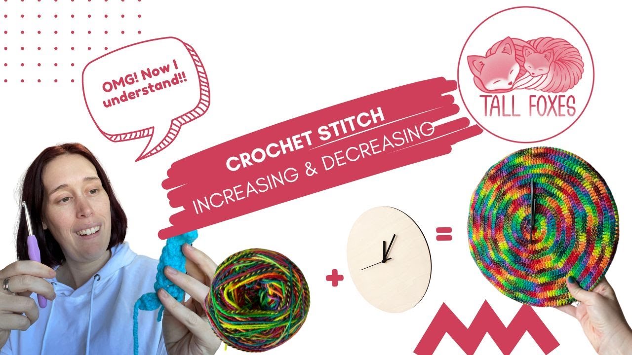How to increase/decrease 2 WAYS!! Tutorial: Crochet Increase/Decrease ...
