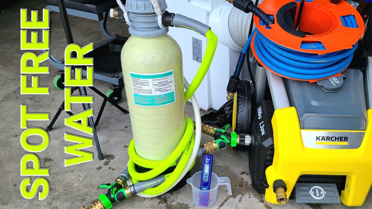 [HELPFUL] Spot Free Water for Car Washing - Custom DI Bypass - YouTube